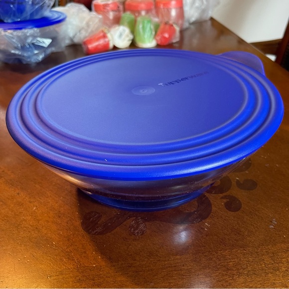 Tupperware | Dining | Tupperware Sheerly Elegant Serving Bowl 32 L | Poshmark
